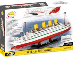 COBI H.M.H.S. Britannic (Set 1681) Lazarettschiff im Maßstab 1:700 ...