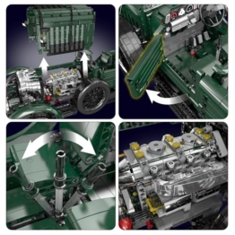 Mould King 13191 ferngesteuert britischer Oldtimer - Klemmbaustein.com